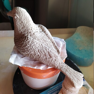 EASY Parakeet Template for Hand Building Sculpture. Youtube - Etsy