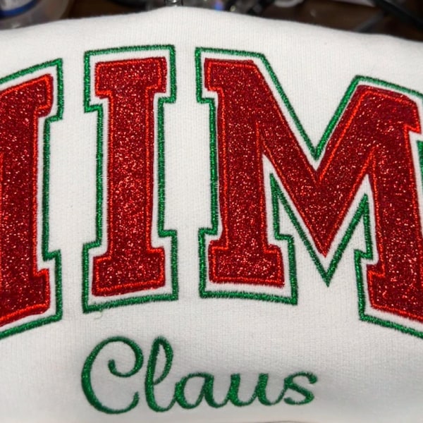 Double Applique Varsity (style 2) Machine Embroidery Font Monogram ...