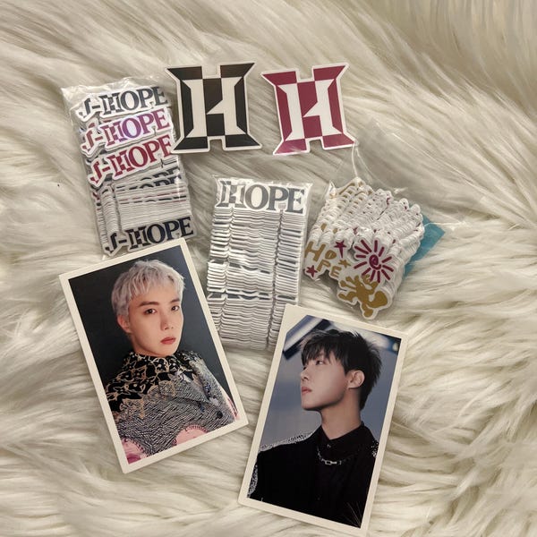 J-hope “hope on the Stage” Sticker Concert Freebies, Random Assortment ...
