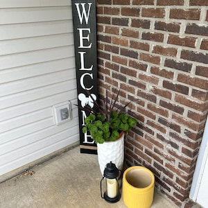 Front Porch Welcome Sign 5 Foot Welcome Sign 4 Foot - Etsy
