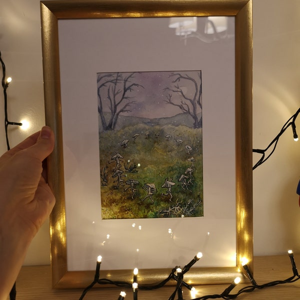 Map With Jormungand From Norse Mythology | Unframed Art Print | Poster ...