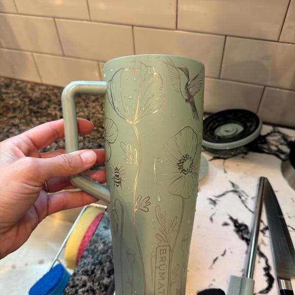 Engraved Brumate Era Tumbler Mint Limited Edition Mint Brumate Hibiscus Personalized Tumbler ...