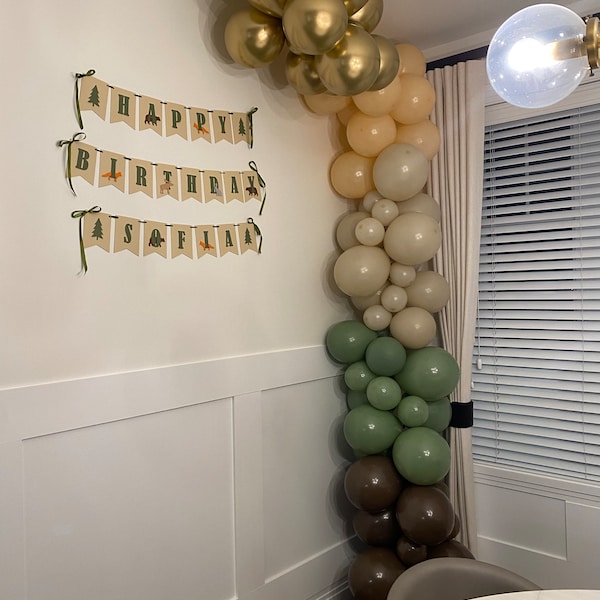 Woodland Balloon Garland Kit | Woodland Baby Shower | Sage Green Baby ... Woodland Balloon Garland Kit | Woodland Baby Shower | Sage Green Baby ...