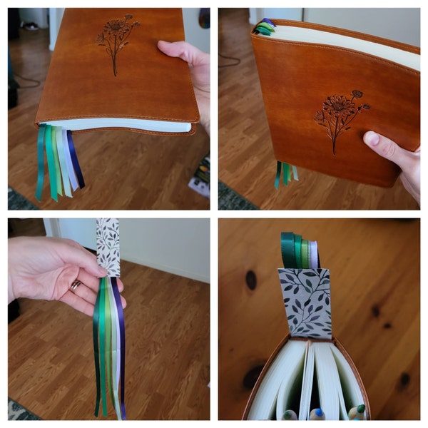 CUSTOM 6 Ribbon Bible Bookmark/ Book Marker Ribbons/ Multi Page Book ...