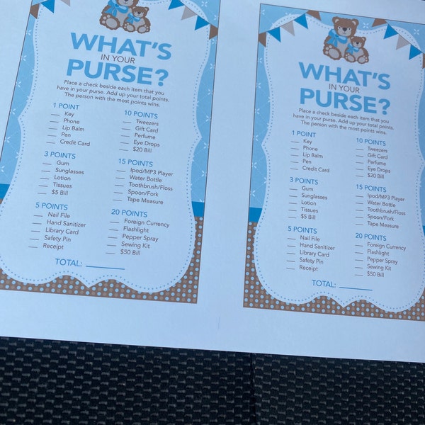 Instant Download Whale Price is Right Game, Blue Green Whale Baby ...