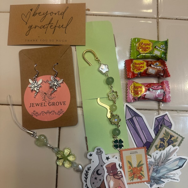 Metal Bookmarks II | Dangling Beaded Bookmark | Gift Idea | Charm ...