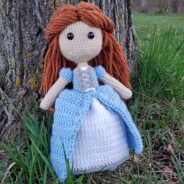 Princess Maeve Amigurumi Crochet Doll - Irish Celtic Gaelic Fairytale ...