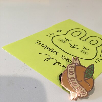 ELIO Enamel Pin - Etsy