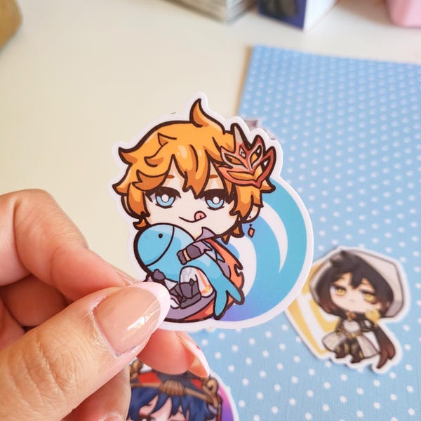 Custom HOLOGRAPHIC Gloss Vinyl Die-cut Stickers︱handmade Vibrant ...