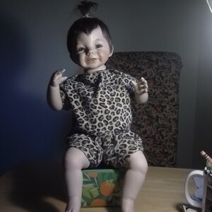 Long Black Hair Monique Doll Wig, raven Style Black Hair for Dolls - Etsy