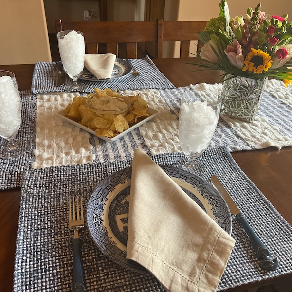 Vintage 1980s EL PILAR Red, White, & Blue Terry Abstract Sailboat Scene ...