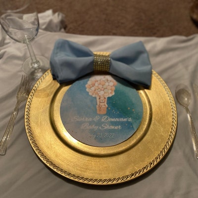 8inch Plate Charger Template 4 Sizes, Plate Charger Insert Template SVG ...