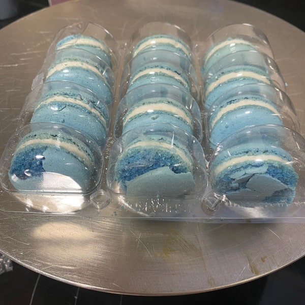 12 Tennis Ball French Macarons,sport Cookies,baby Shower Macaroons ...