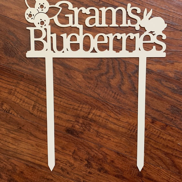 Custom Garden Sign - Plasma Cut, Steel Sign - 15" Wide by 19.5" Tall ...
