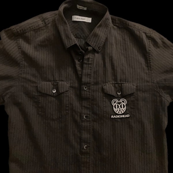 RADIOHEAD PATCH Embroidered Iron-on Bear Kid a Blur Coldplay Oasis ...