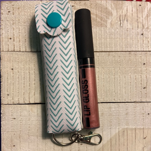 Pout Pouch, Lip Gloss Keychain Case SVG, Keyring Chapstick Holder ...