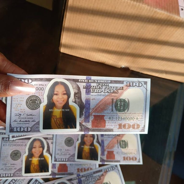 Custom Face Sticker, Stickers From Your Photo Portrait - Die Cut ...