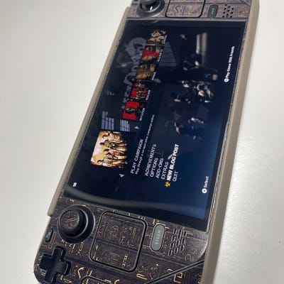 Red Abstract Watercolor Asus ROG Ally Skin, Protective ROG Ally Console ...