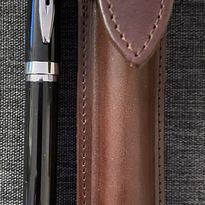 Leather Pen Case Fountain Pen Pouch Personalized Gift for Him - Etsy
