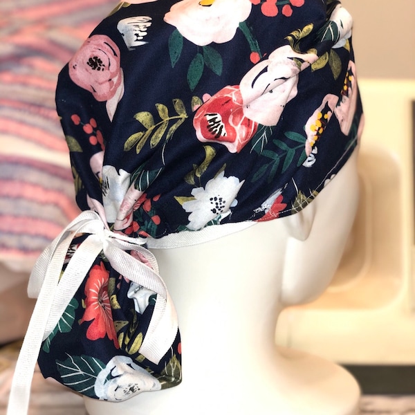 Ponytail Scrub Cap Pattern 6 Pack Sewing Pattern Bundle With High Bun ...