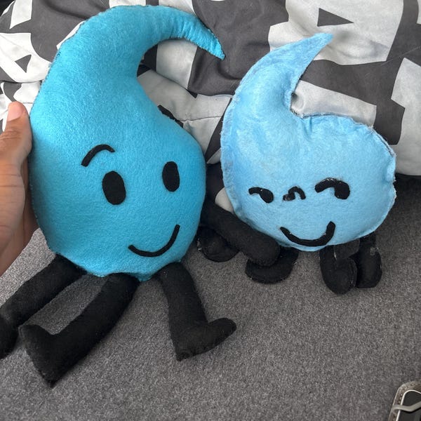 Teardrop From TPOT/BFB Fan Made Plushie! - Etsy