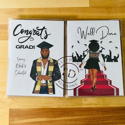 Graduation Clip Art, Black Woman Graduate Art, College Senior Clip Art ...