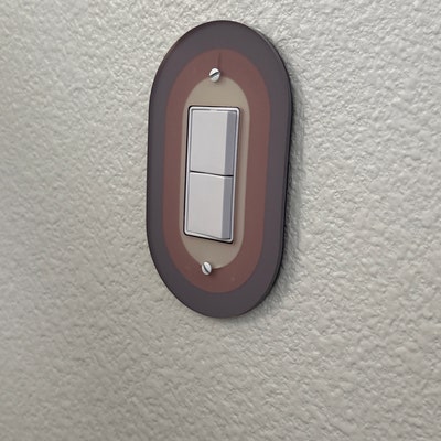 Retro Oval Light Switch Plate Cover Multiple Options - Etsy