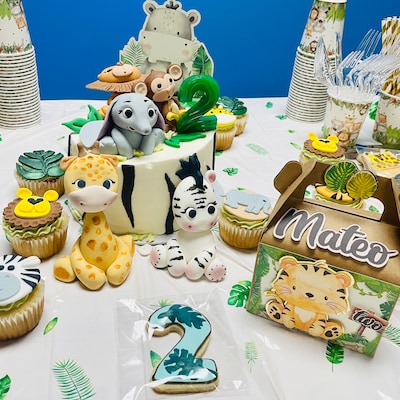 Safari Animals Favor Boxes. Treat Boxes. Personalized. - Etsy