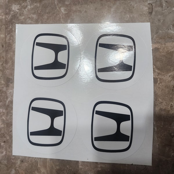 Set of 4 Pcs BMW Hub Cap Vinyl Sticker Overlay Emblem High Quality Fast ...