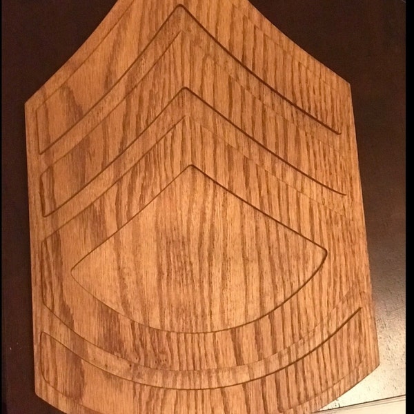 ARMY E9 Rank Plaque Command Sergeant Major Wooden Military Army ...