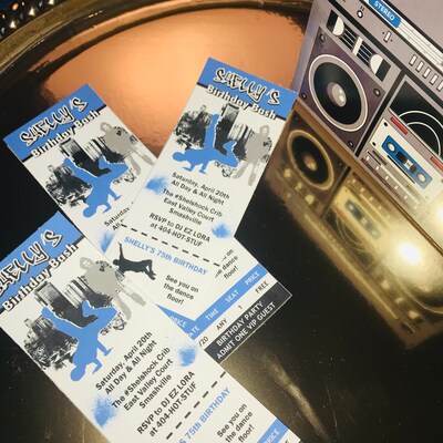 Elvis Inspired Party Invitation, Printable, Birthday Party, Music Theme ...