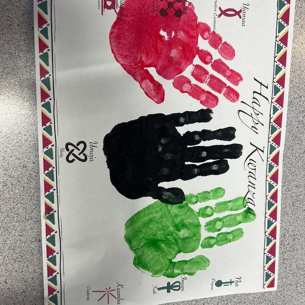 Tree Farm Truck Winter Handprint Art Craft, PRINTABLE Christmas Decor ...