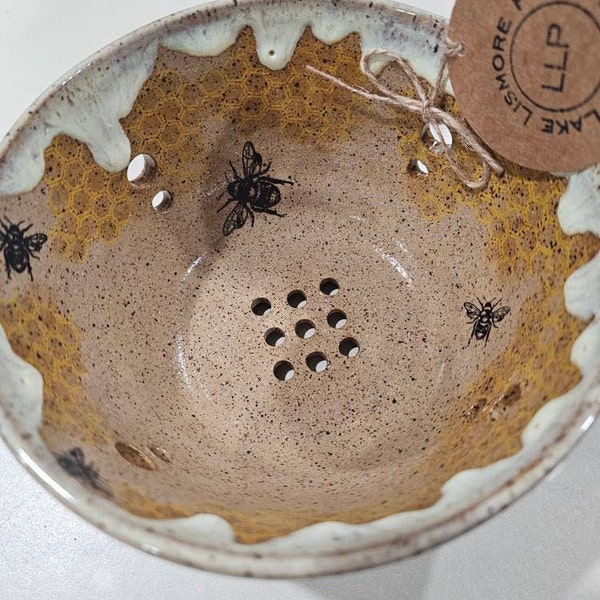 Spoon Rest With Drippy Honey and Bees. - Etsy