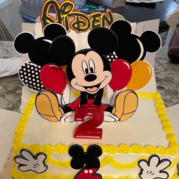 Mickey Cake Topper - Etsy