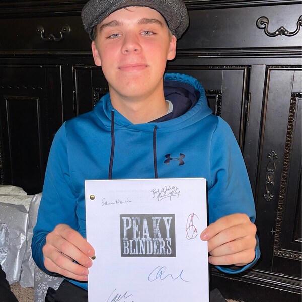 Peaky Blinders Signed Script Cillian Murphy, Sam Neill, Annabelle ...