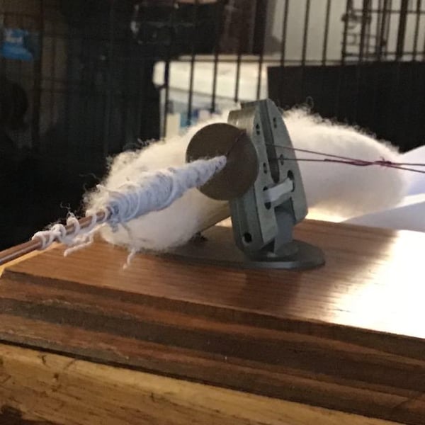 DIY Charkha Spinning Wheel Kit (3D Printed) - Etsy