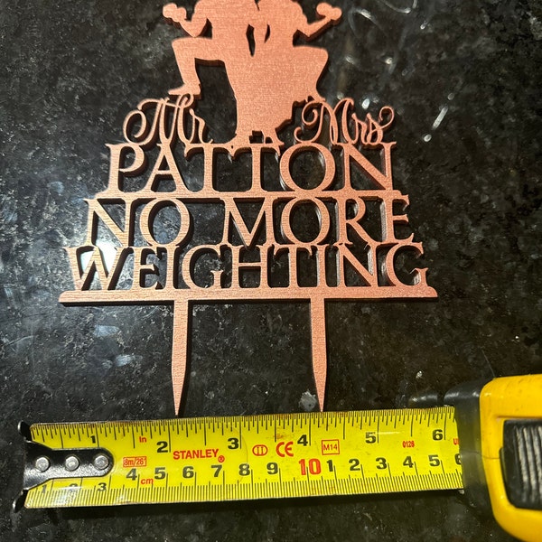 Crossfit Wedding Cake Topper, Gym Cake Topper, Fitness Wedding Cake ...