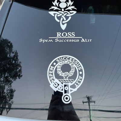 Clan Decals Maceachern, Carmichael, Mackintosh, Macnaughton, Chisholm ...