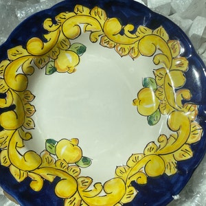Positano Amalficoast Dishes Handmade Made in Italy Vietri Plates Mixed ...