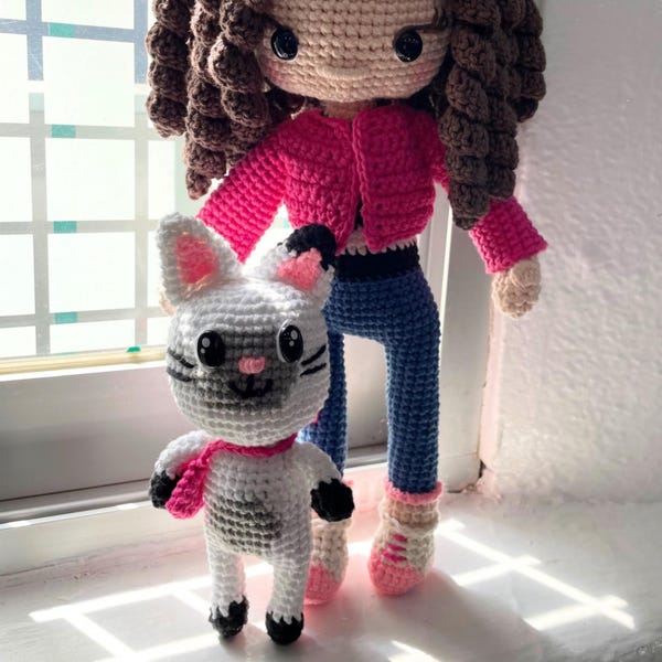 Miniature Cleopatra, Amigurumi Pattern, PDF Tutorial, Amigurumi Dolls ...