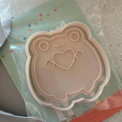 Frog Cookie Cutter Animal Cookie Cutter Stamp Set Love Heart Frog ...