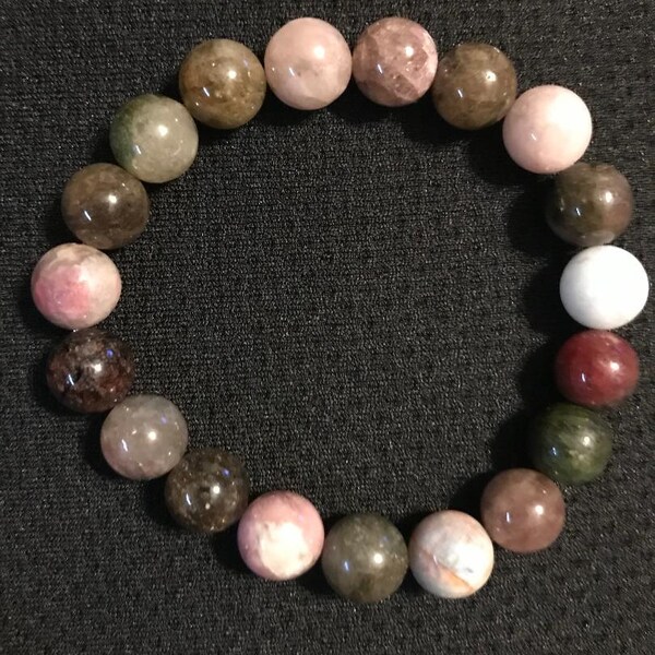 Natural Watermelon Tourmaline High Quality in Round, 4mm, 6mm, 8mm ...