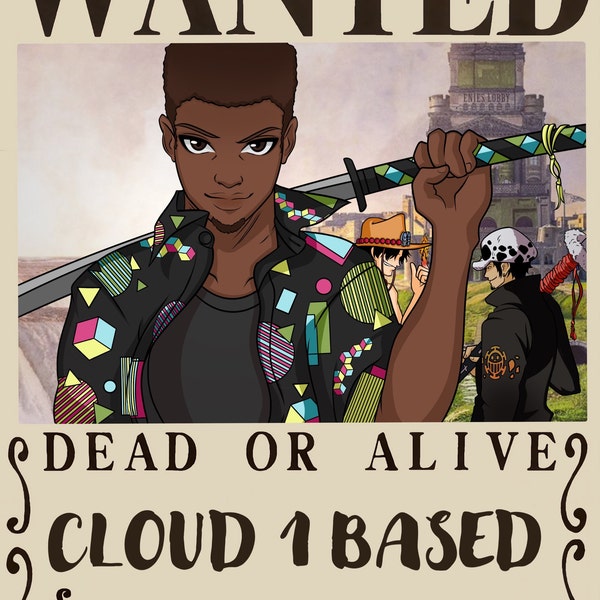 Custom One Piece Inspired Wanted Poster - Etsy