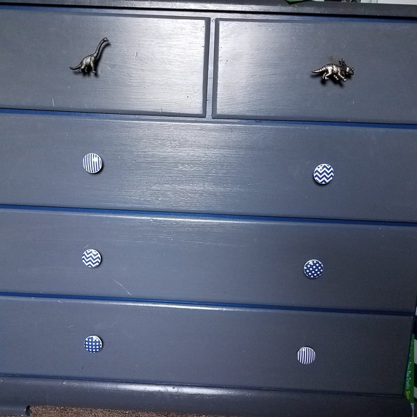 Dinosaur Drawer Knobs, Metal Dinosaur Decor Handles, Set of 2 - Etsy