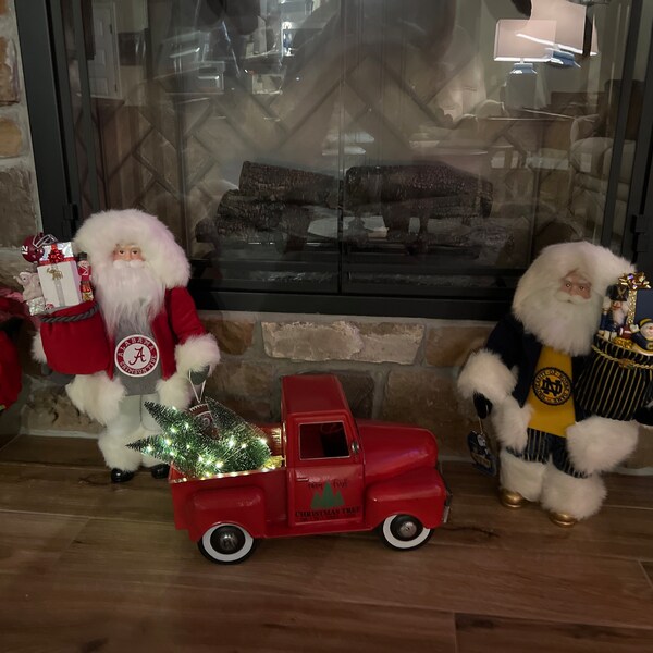 Bougie Santa, Christmas, Santa Claus, Handmade Santa Claus, Dianes ...