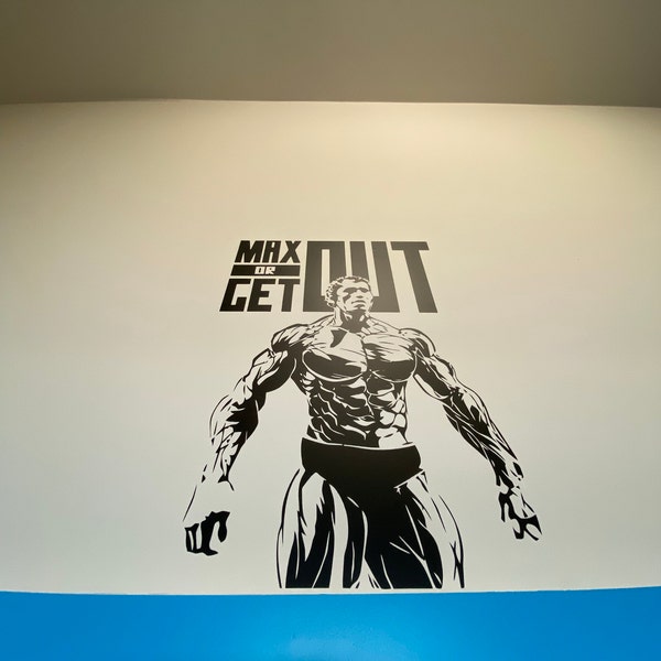 Gym Wall Decal Arnold Schwarzenegger Decal Sign Gym Quote Bodybuilding ...