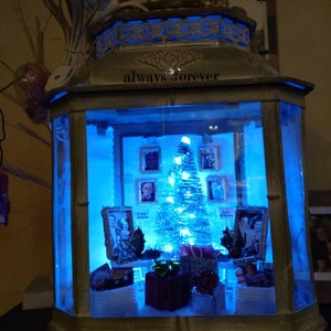 Police Officer Memorial Lighted Lantern Back the Blue Forever | Etsy