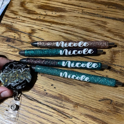 Custom Glitter Pens - Etsy