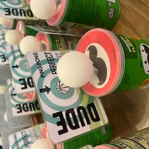 Dude Perfect Ping Pong Ball Trick Shot Printable Dude Perfect Birthday ...