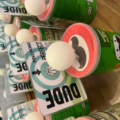 Dude Perfect Ping Pong Ball Trick Shot Printable Dude Perfect Birthday ...